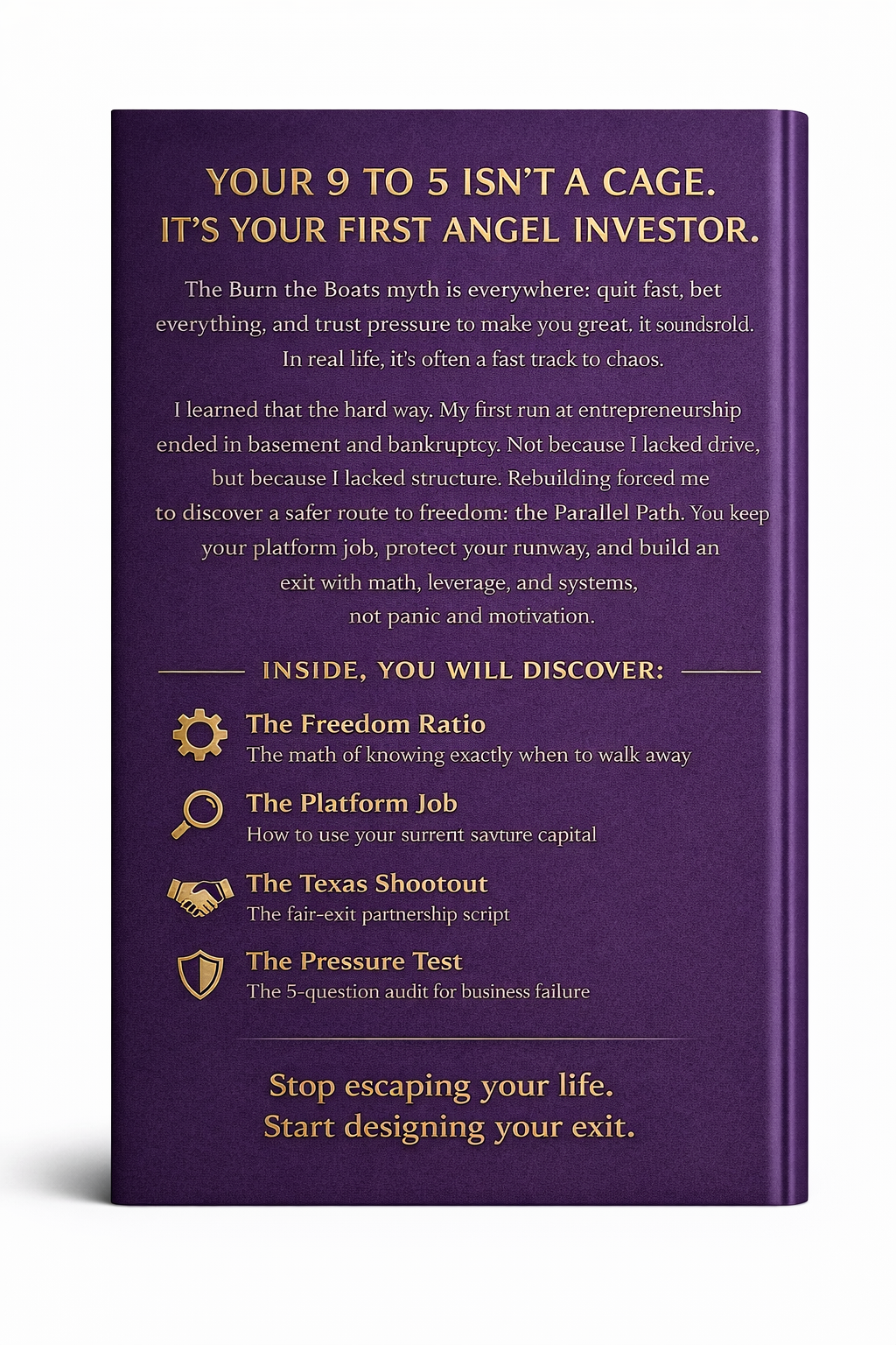 Book back cover